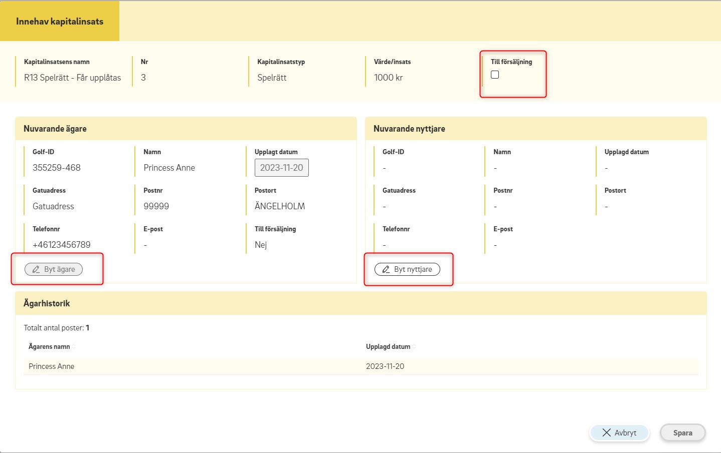 Hantera kapitalinsats i GIT - GIT